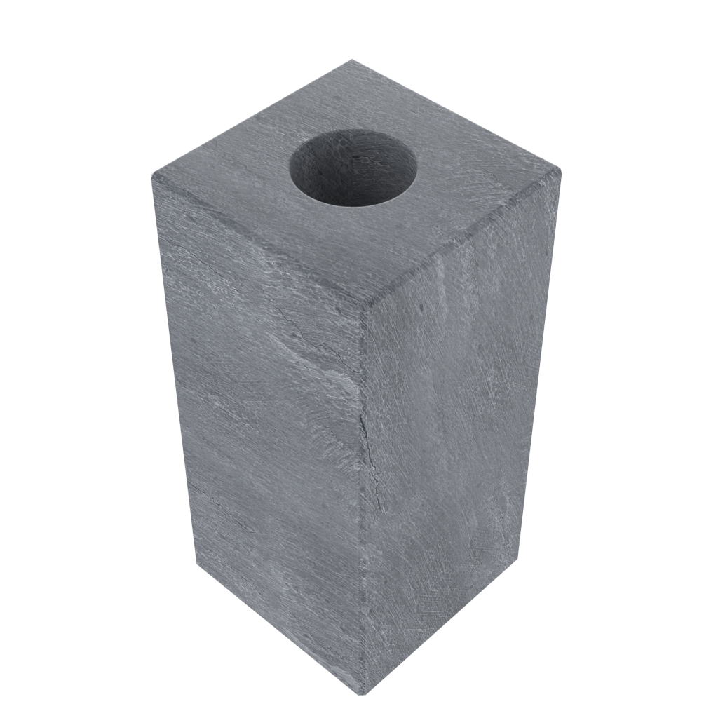 Hardstenen sokkel 120x120x250mm - Vechtdal Schroeffunderingen